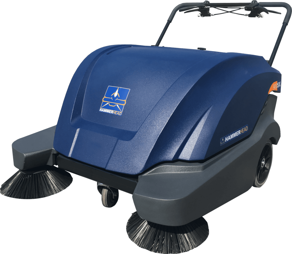 900SX Electric Walk-Behind Sweeper | HammerHead Clean | Engineered ...