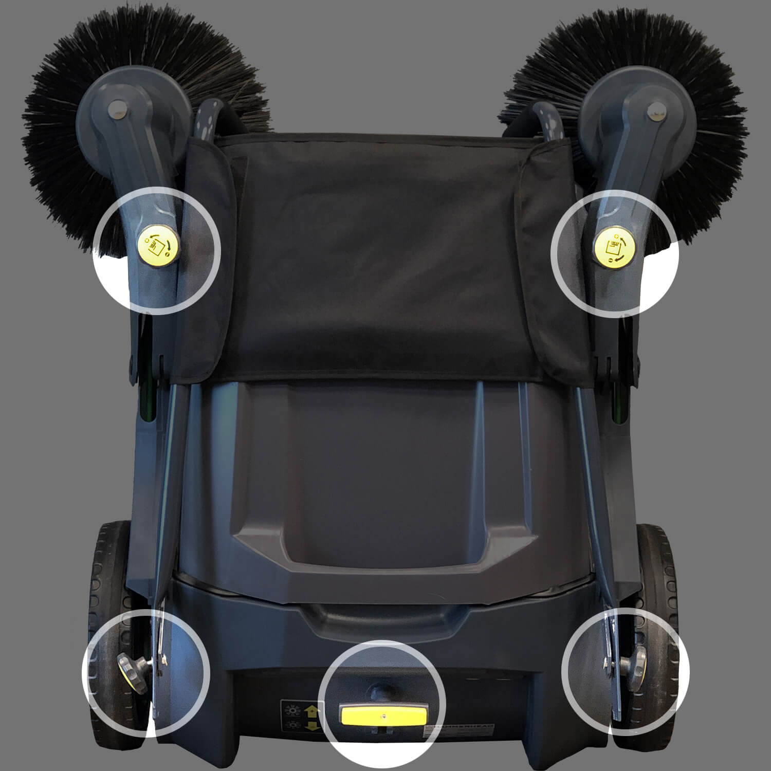 950MS Manual Sweeper - Hammerhead Cleaning Equipment